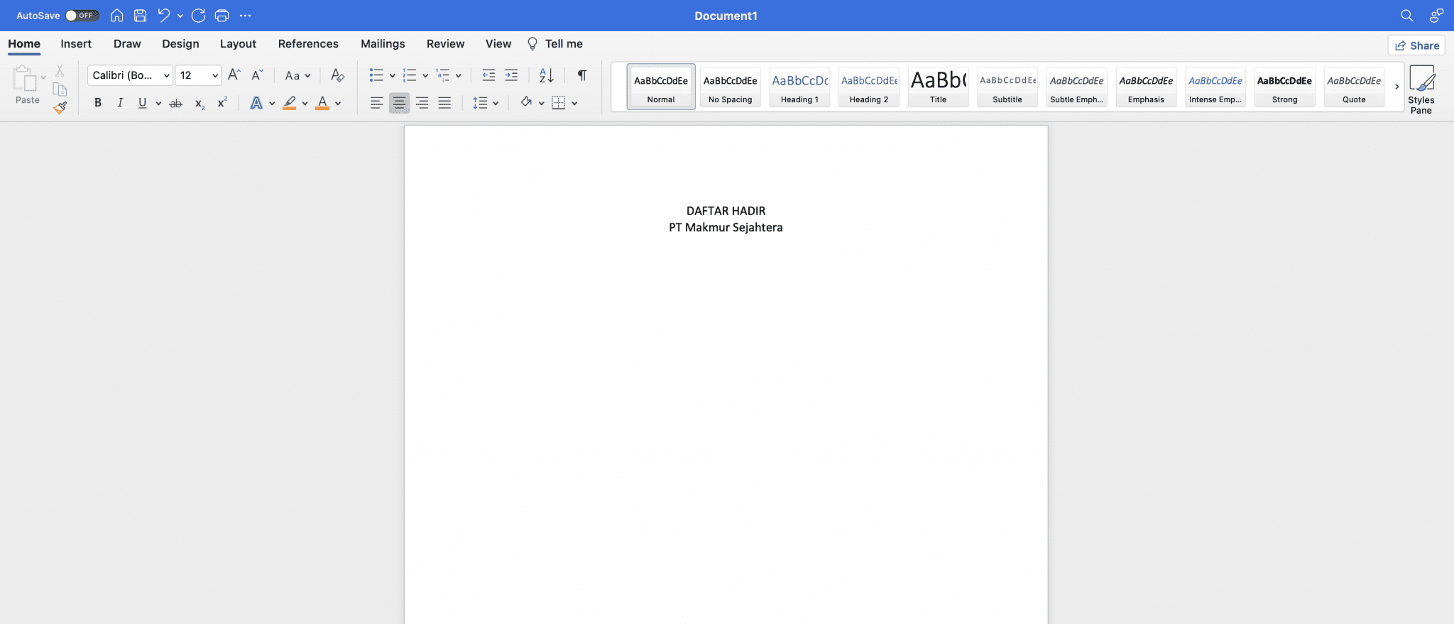 Cara Membuat Absensi di Microsoft Excel dan Word dengan Cepat