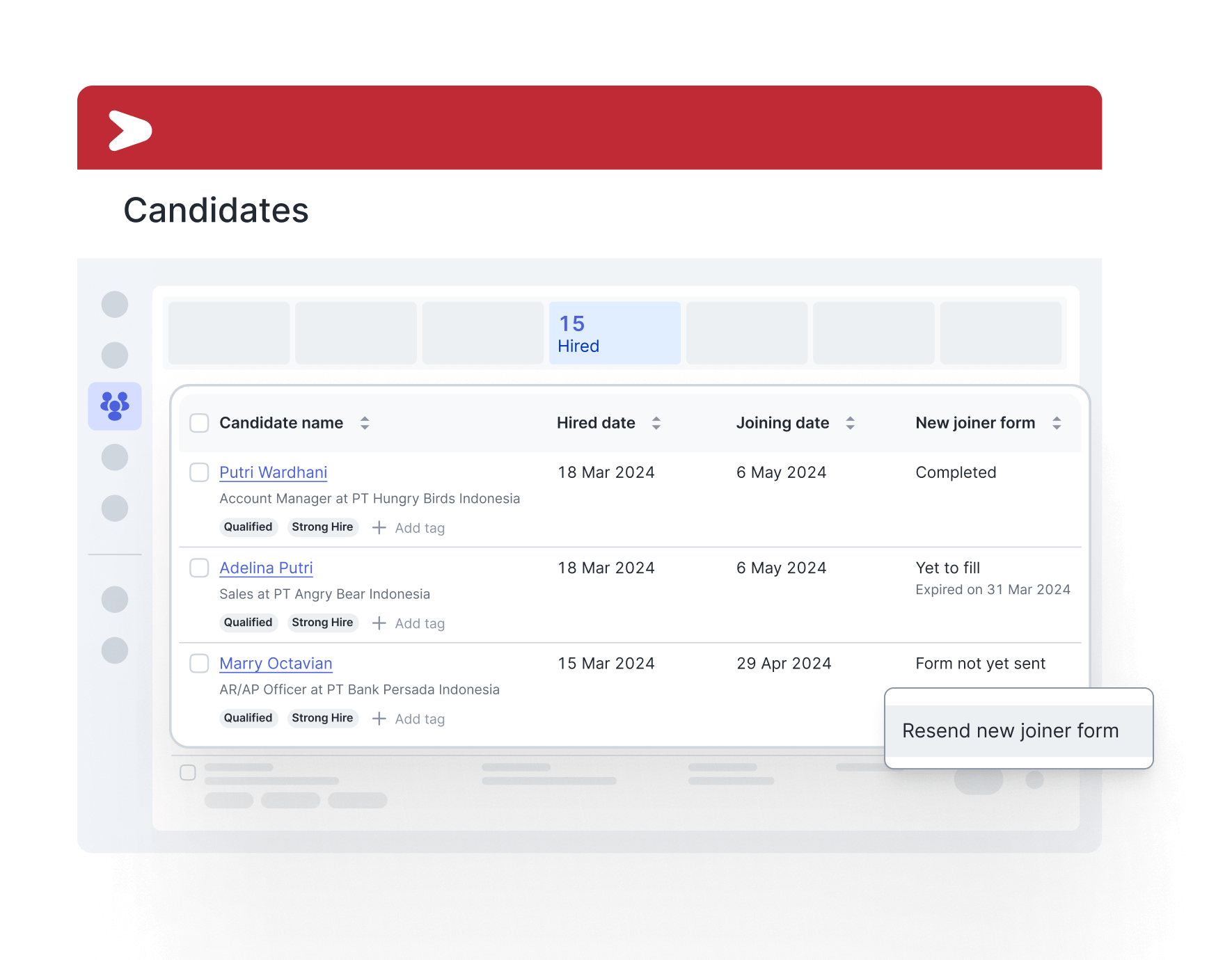 Comprehensive and integrated employee recruitment software