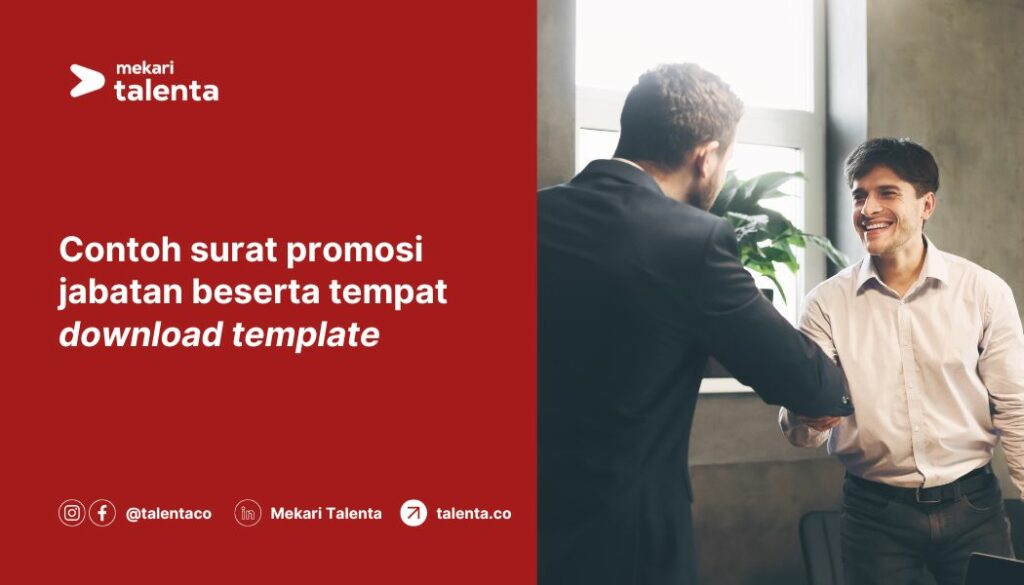 Contoh Surat Promosi Jabatan Beserta Tempat Download Template
