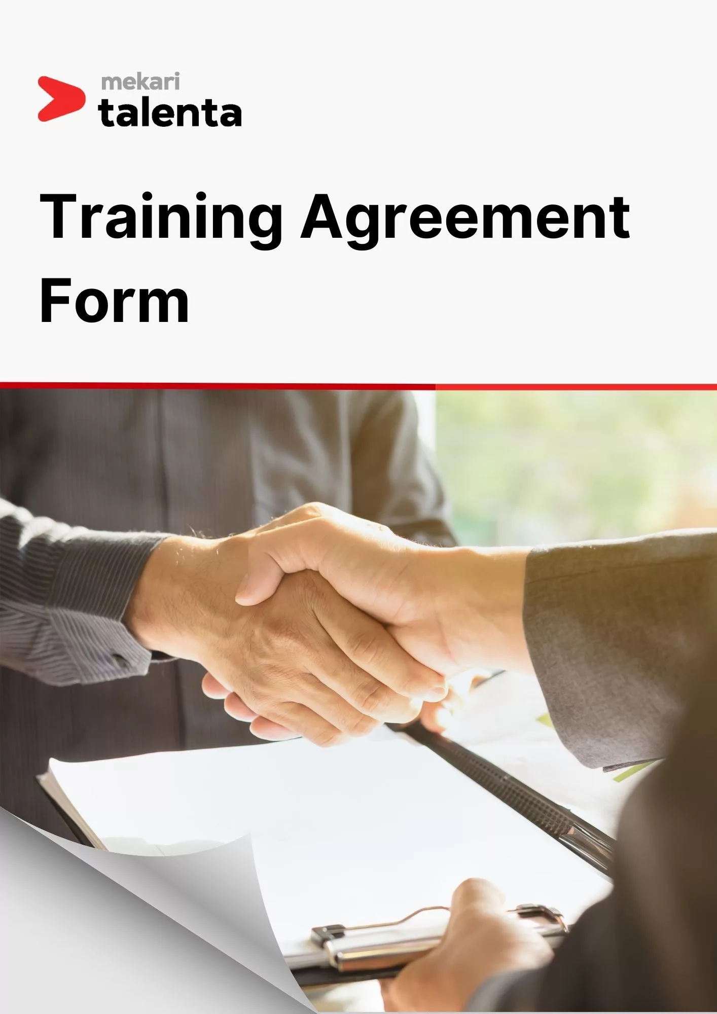 Training Agreement Form – Mekari Talenta
