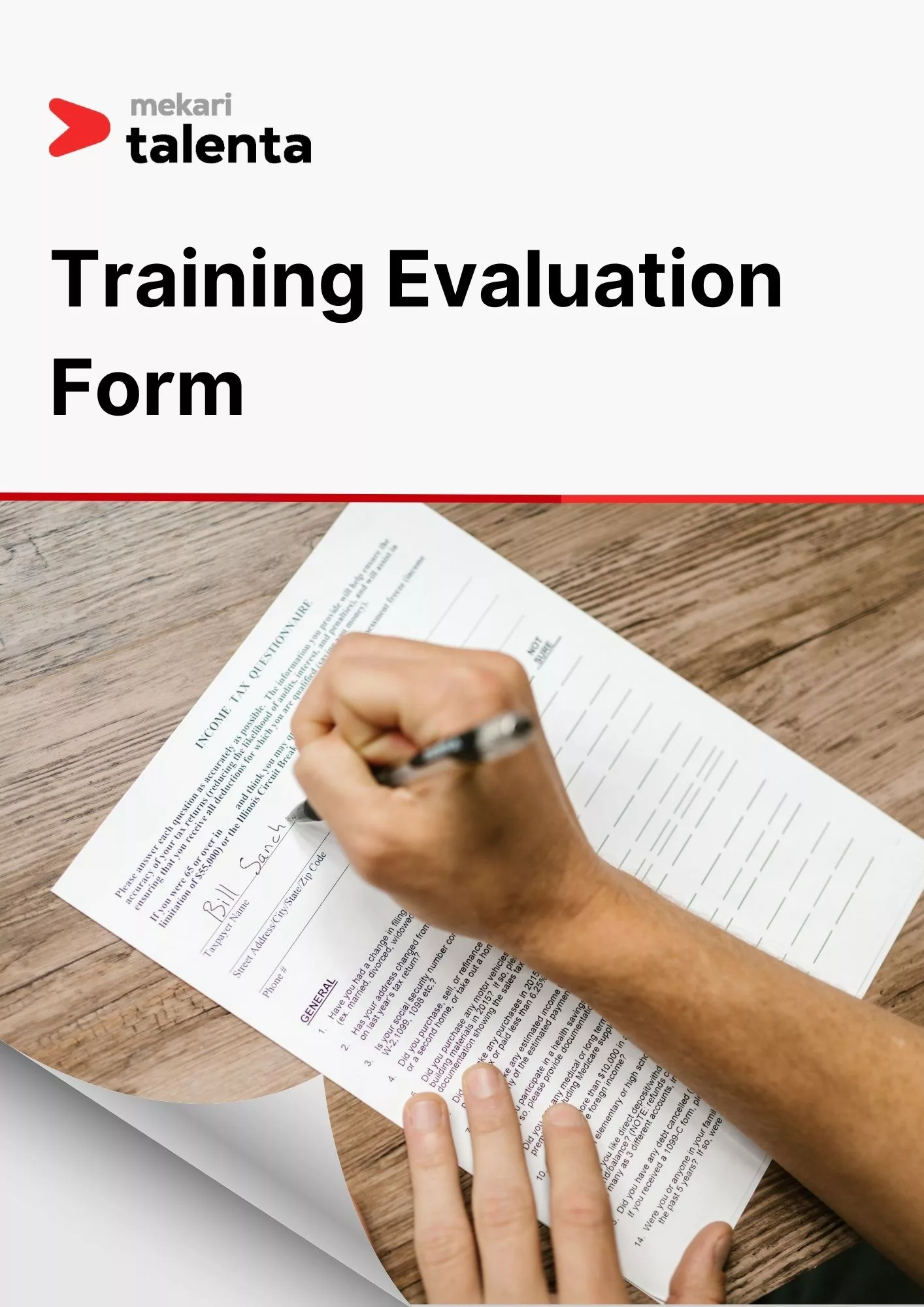 Training Evaluation Form Template – Mekari Talenta