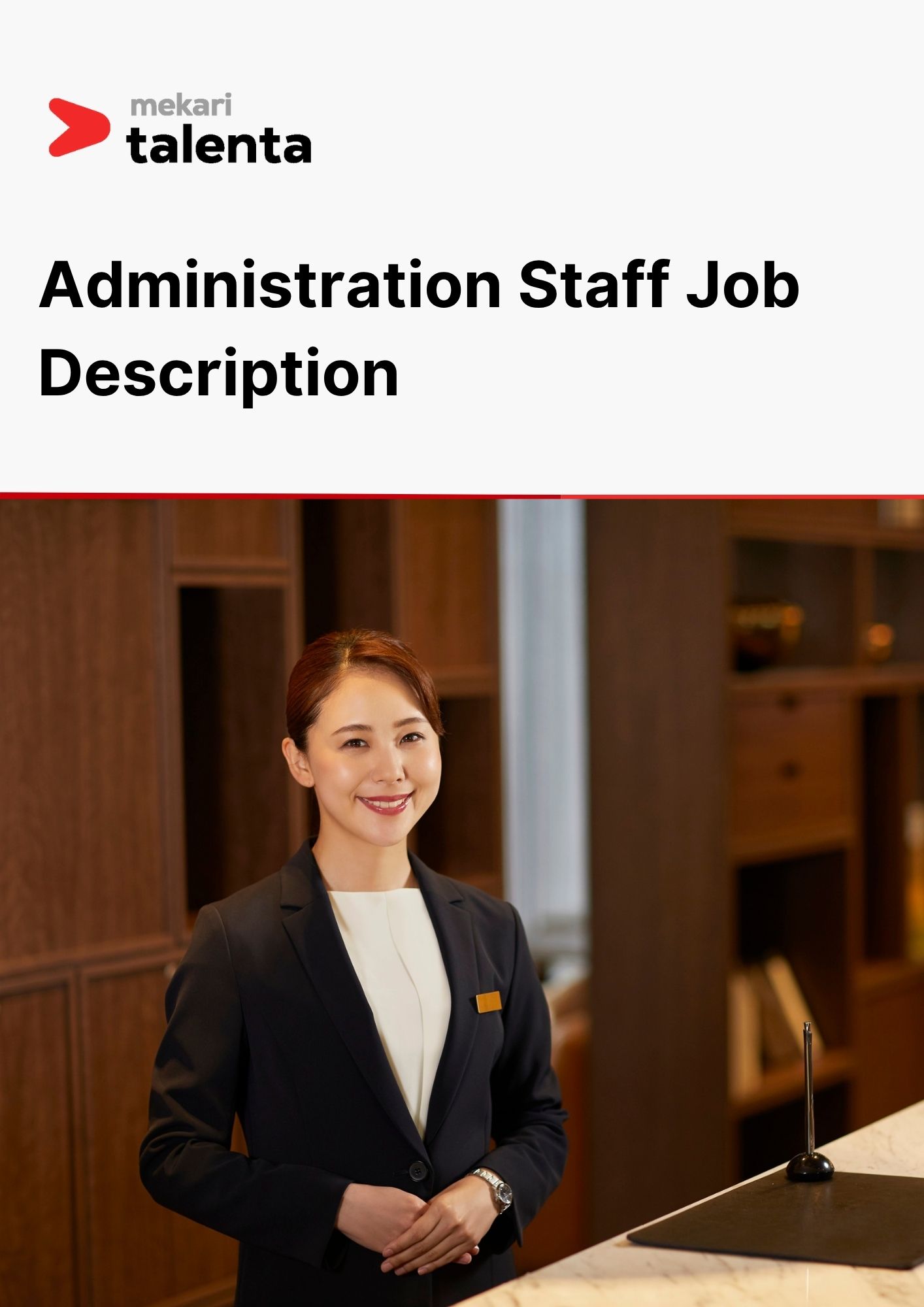 Administration Staff Job Description Template – Mekari Talenta