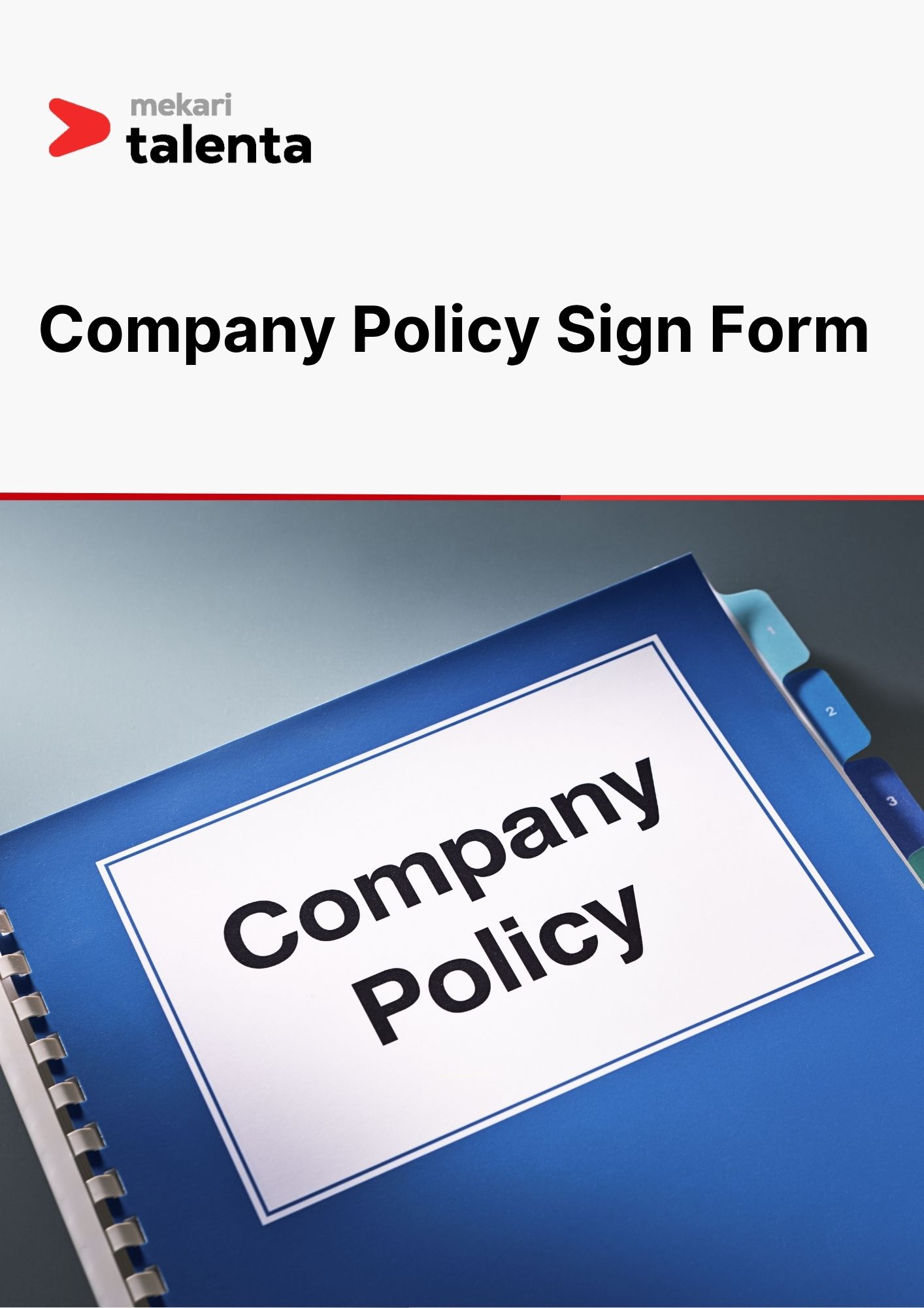 Template Company Policy Sign Form – Mekari Talenta