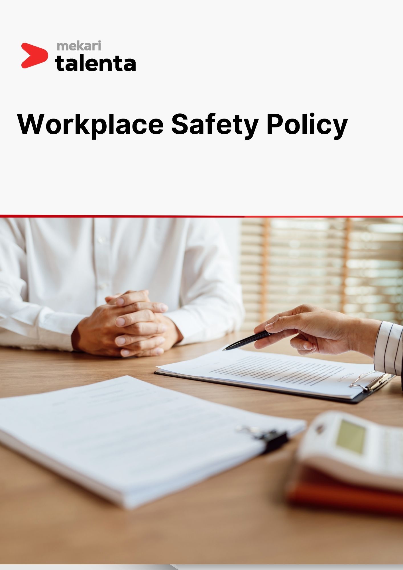 Workplace Safety Policy Template – Mekari Talenta